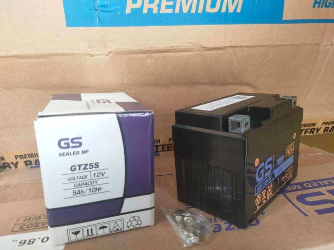 Promo Aki Motor Beat,vario 110,revo,fino,mio Soul Gt Gs Gtz5s Mf A3 Terjamin Diskon 6% Di Seller ...