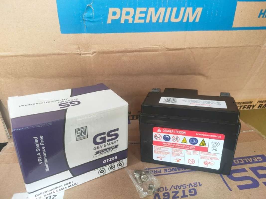 Promo Aki Motor Beat,vario 110,revo,fino,mio Soul Gt Gs Gtz5s Mf A3 Terjamin Diskon 6% Di Seller ...