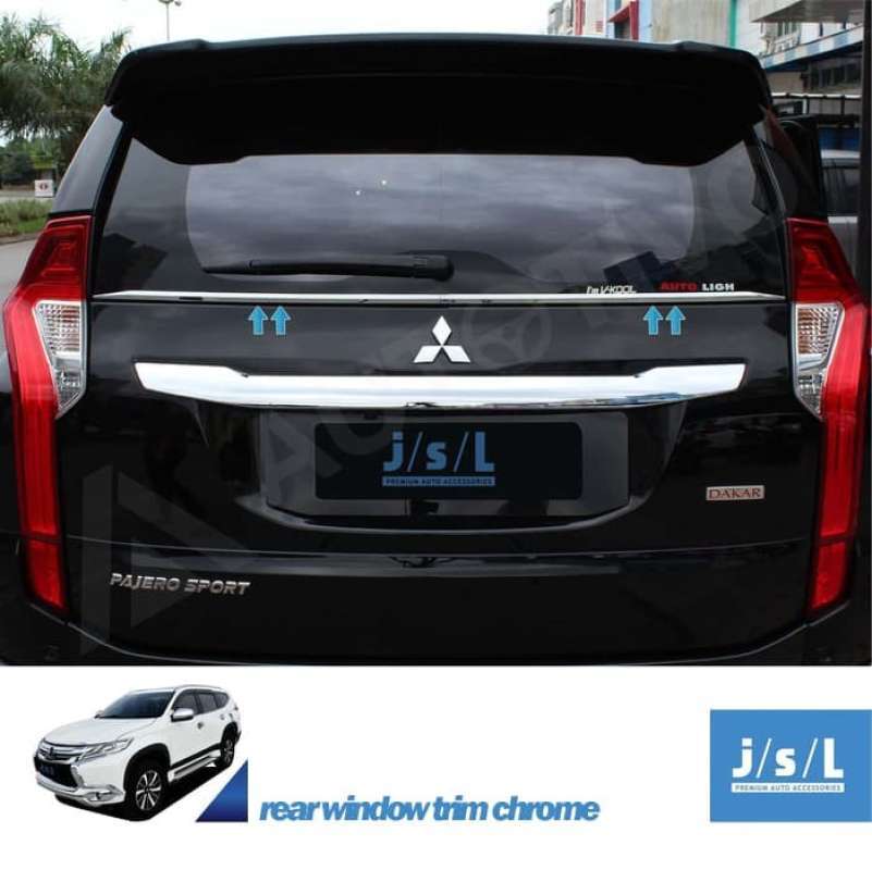 Promo List Kaca Belakang Jsl All New Pajero Sport / Rear Window Trim ...