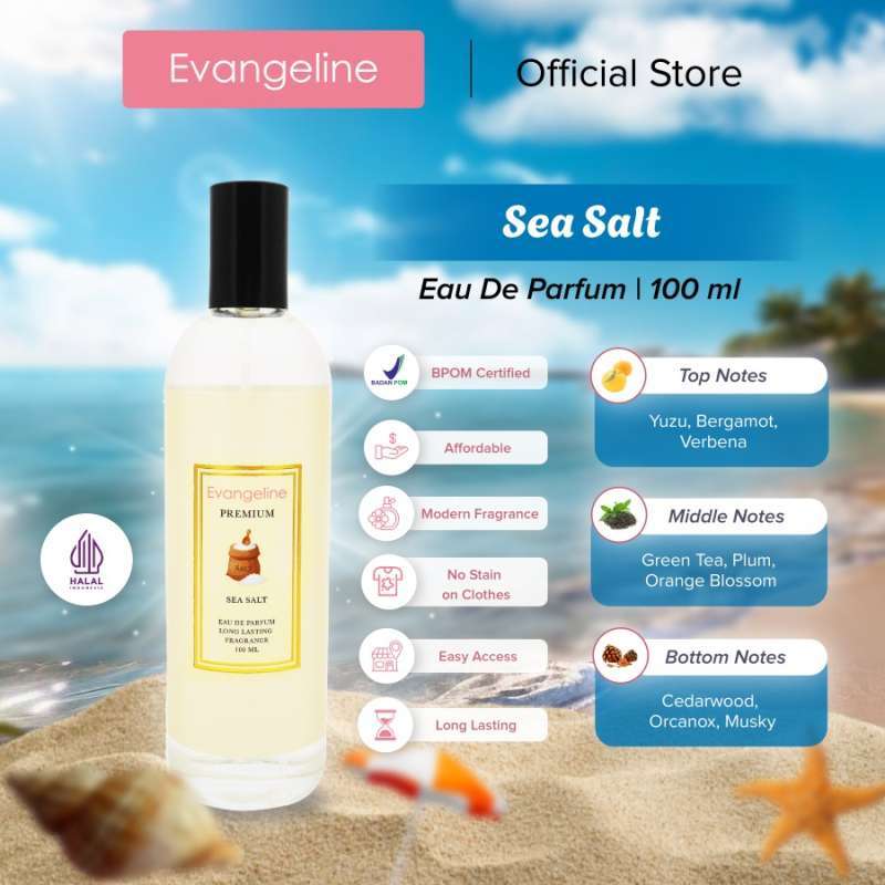 Promo Evangeline Premium Eau De Parfum [100 Ml] - Sea Salt Diskon 18% ...