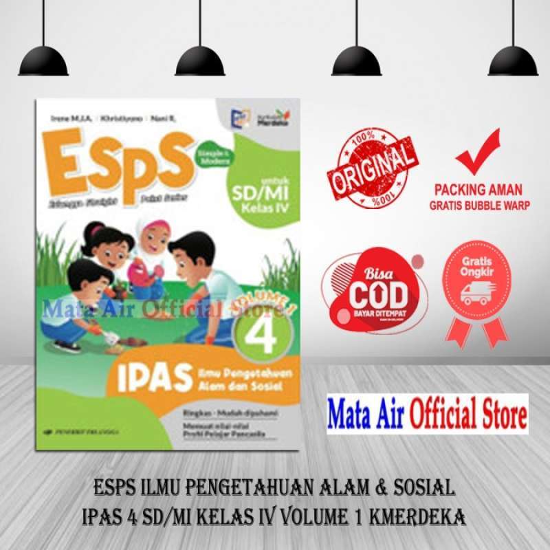 Jual Esps Ipas 4 Sd/mi Kelas Iv Volume 1 & 2 Kurikulum Merdeka - Erlangga Di Seller Rumix ...