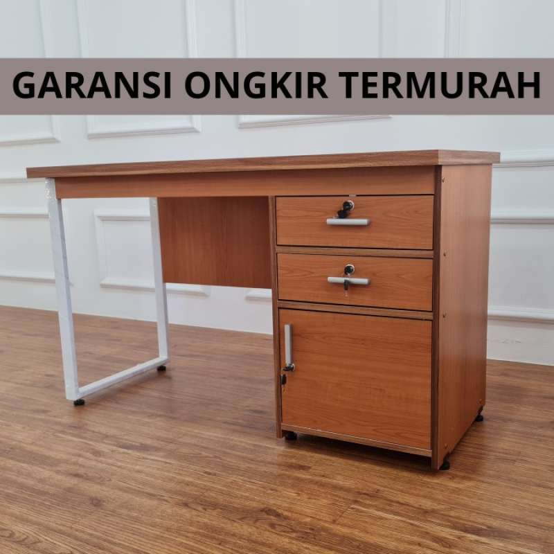 Promo Meja Kerja Meja Tulis Kantor Minimalis Furniture Grace New Diskon ...