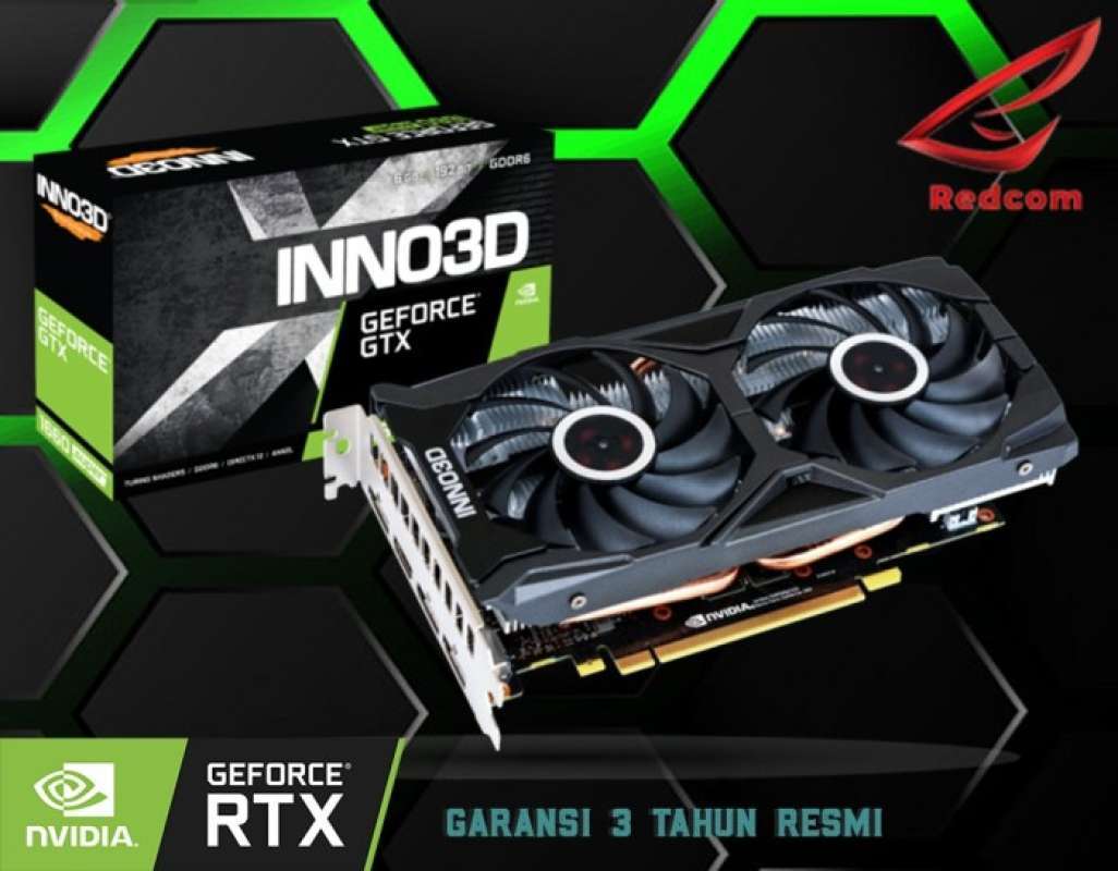Promo Inno3d Geforce Gtx 1660 / Gtx1660 Twin X2 6gb Gddr6 Diskon 23% Di ...