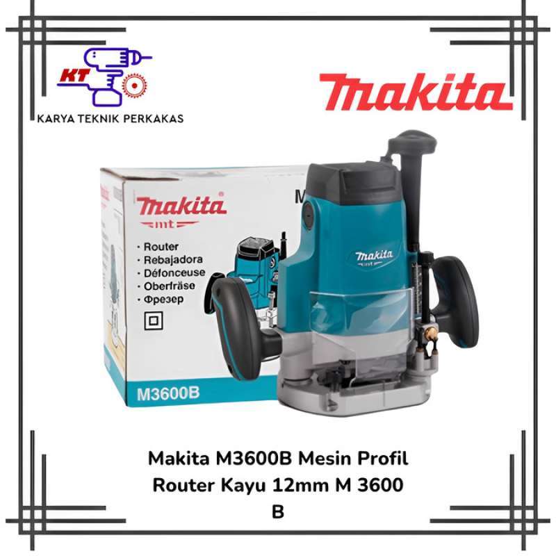 Promo Promo- Makita M3600b Mesin Profil Router Kayu 12mm M 3600 B ...
