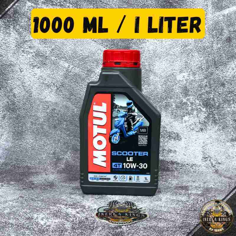 Jual Oli Motor Motul Scooter Le 4t Matic 10w-30 0.8 & 1 Liter Vario Adv Pcx - 1000ml Di Seller ...