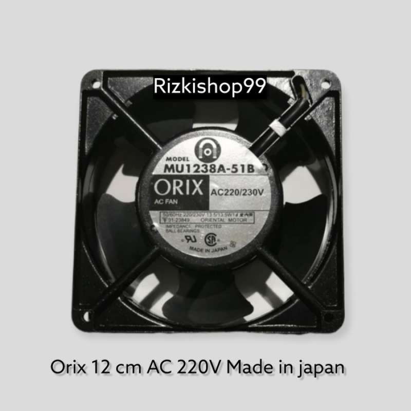 Promo Fan X 12 Cm Ac 220v Mu1238a-51b Made In Japan Diskon 23% Di ...