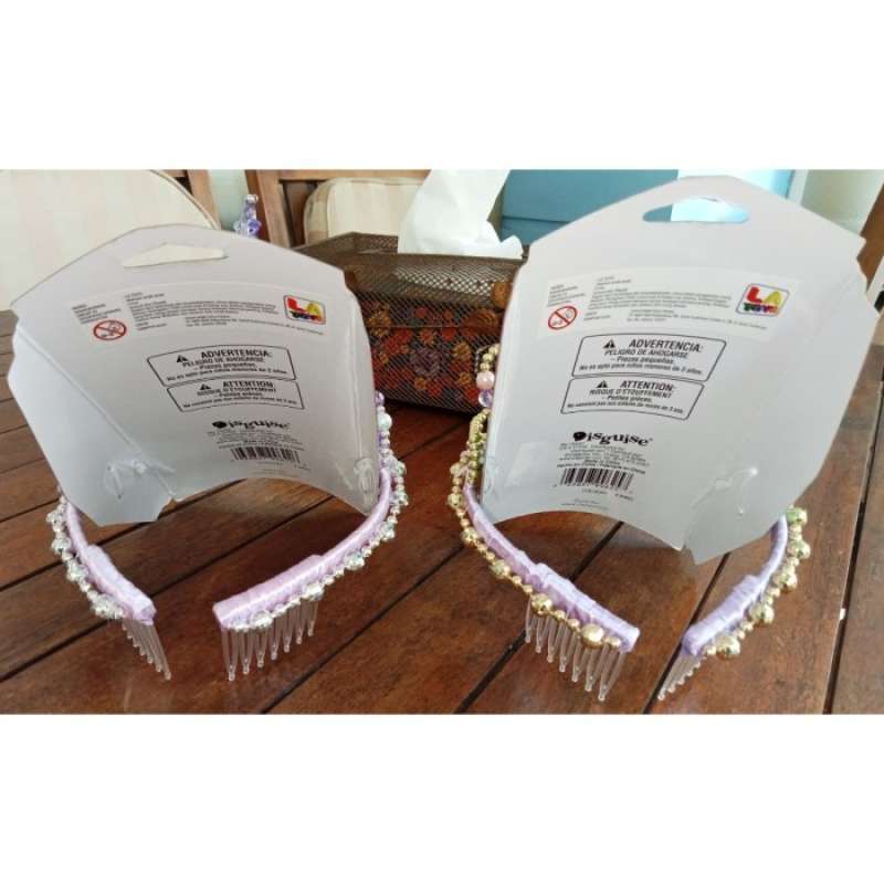 Jual Mahkota Tiara Disney Princess Aurora Belle Rapunzel Bando Anak ...