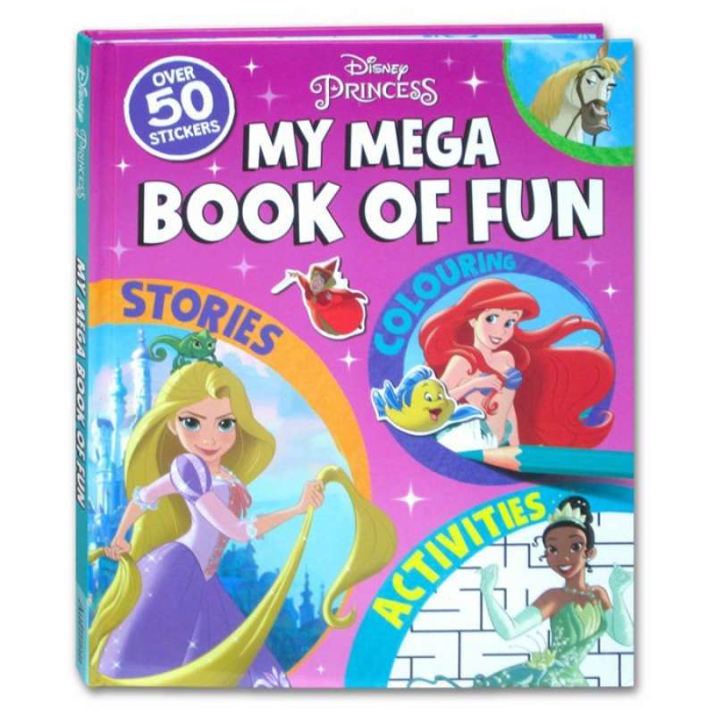 Jual Buku Anak Activities My Mega Book Of Fun Disney Princess Di Seller ...