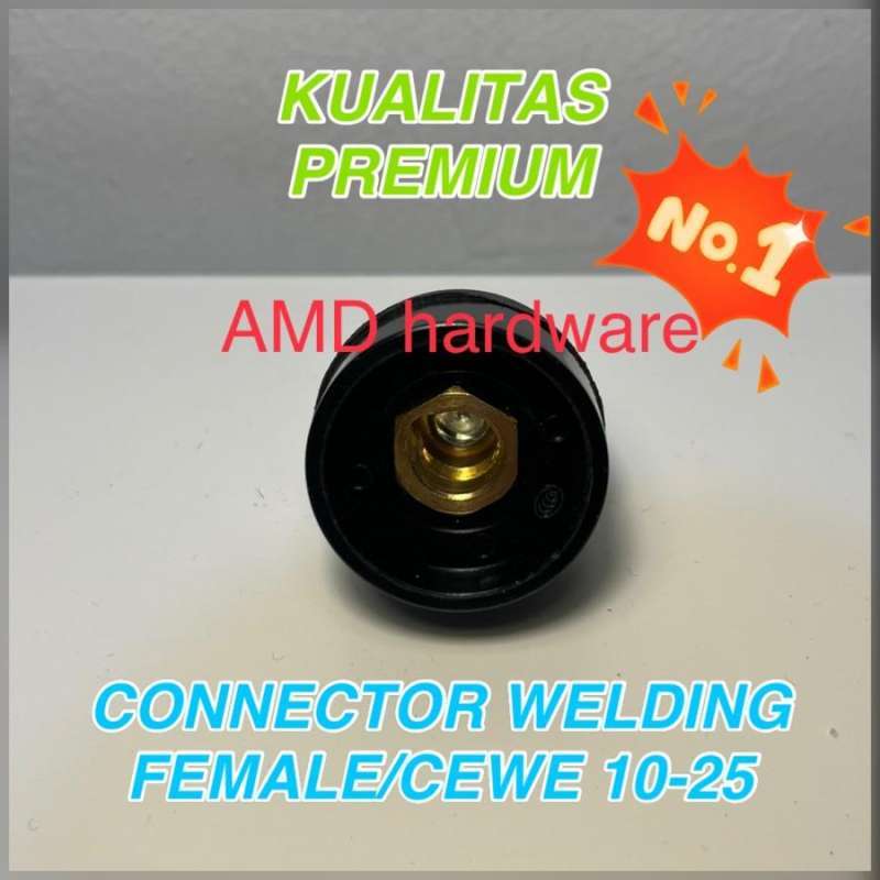 Jual Connector Welding Male Famale 10-25 Adaptor Sambungan Kabel Las Ke ...