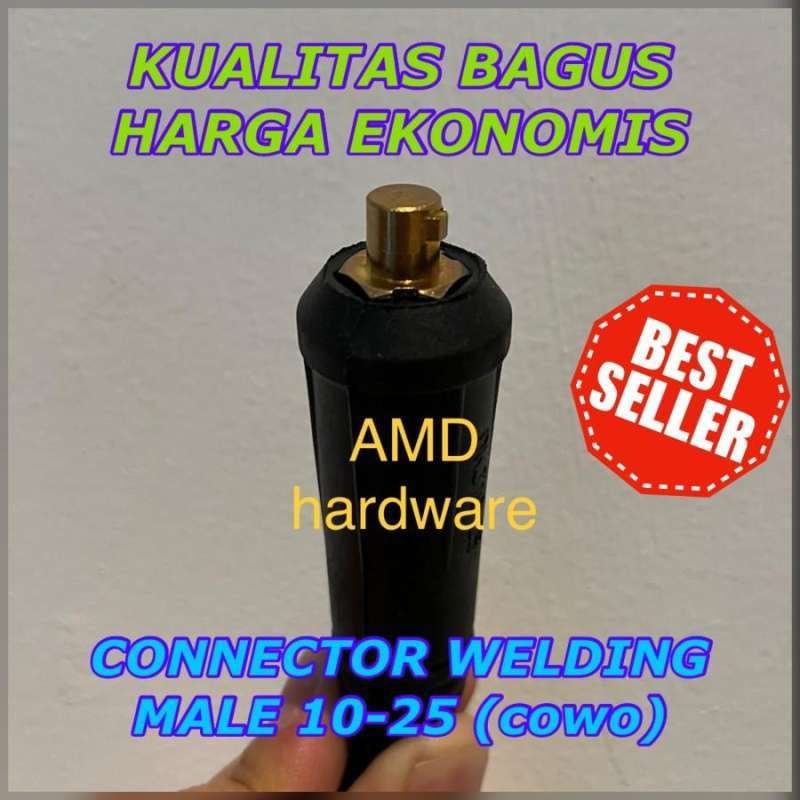 Jual Connector Welding Male Famale 10-25 Adaptor Sambungan Kabel Las Ke ...