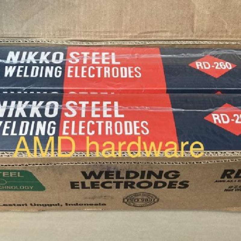 Jual Kawat Las 2,6 Mm Rd260 Nikko Steel Welding Electrodes Mma 2.6 Per 1kg - Merk Weldmax 1k Di ...