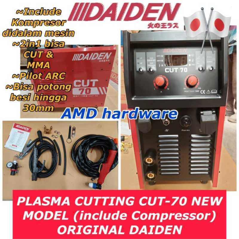 Jual Mesin Las Potong Machine Cutter Cutting Plasma Cut 70 A, Cut70 Daiden - Cut70 New(komp) Di ...
