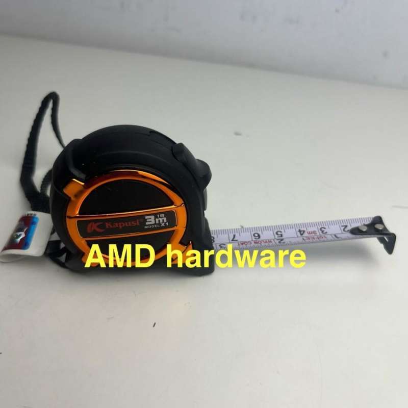 Jual Meteran Plastik Karet 3m Tape Measure 3 Meter Nlg/tekiro Woods Tajima - Merek Kapusi 3m Di ...