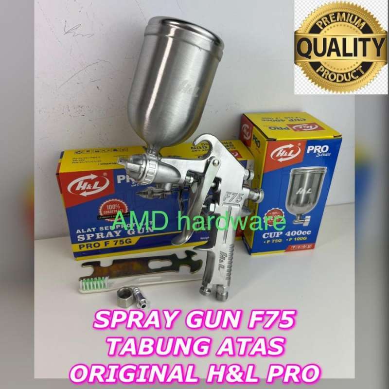 Jual Tekiro Japan Spray Gun F75 G Tabung Atas Spet Semprotan Cat ...