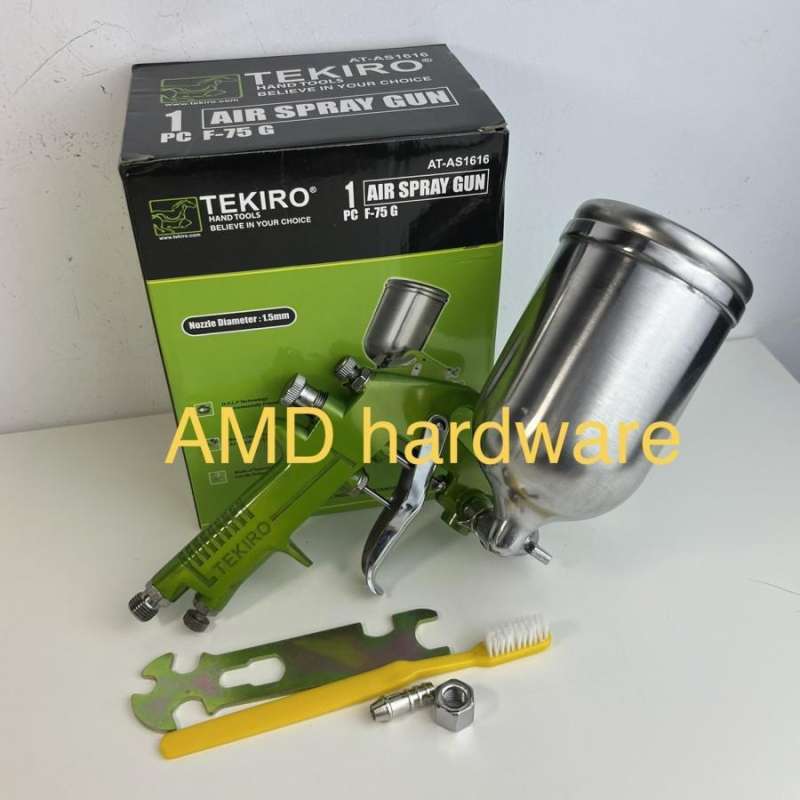 Jual Tekiro Japan Spray Gun F75 G Tabung Atas Spet Semprotan Cat ...