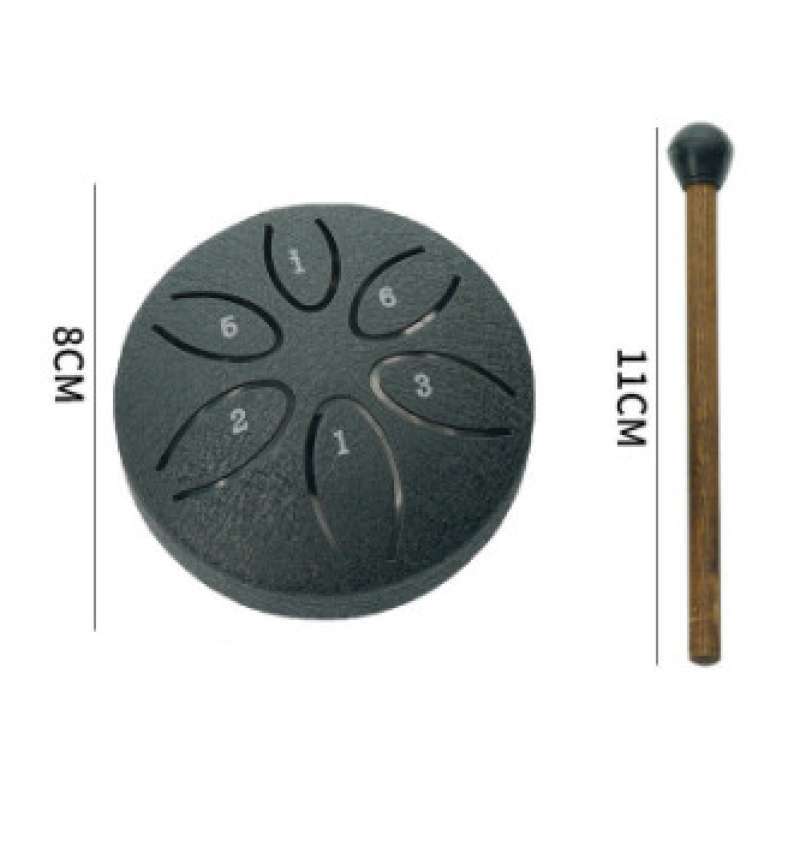 Jual Steel Tongue Drums Ethereal Drums 3 Inch 6 Tone Mini Hand Drum For ...