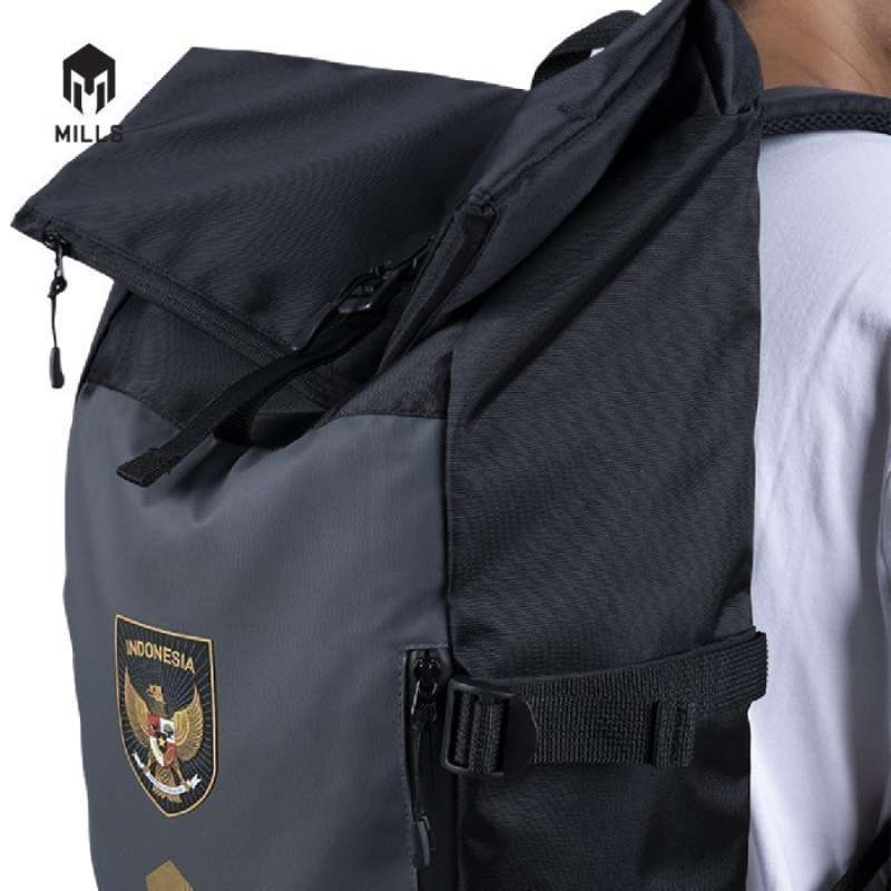 Jual Mills Indonesia Roll Top Backpack A5 5010ina Black Di Seller Wd ...