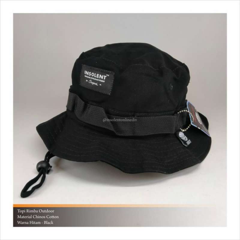 Jual Topi Rimba Outdoor Chinos Cotton Local Brand Insolent - Topi ...