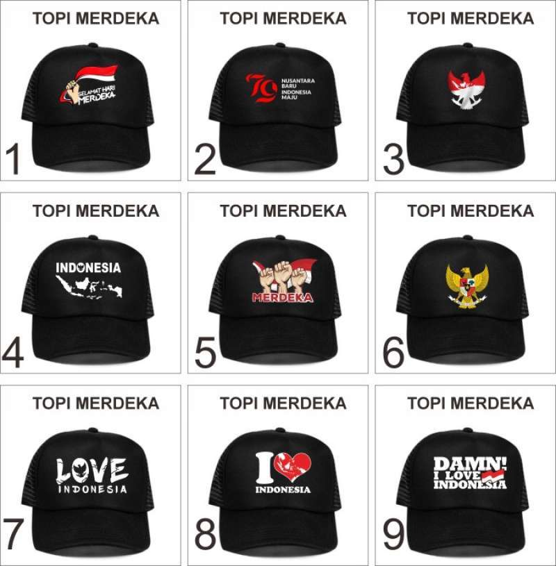 Jual Topi Garuda Merdeka 17 Agustus Merah Putih Di Seller Wd_store ...