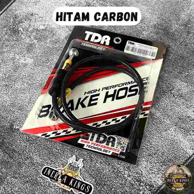 Jual Selang Rem Tdr Black Carbon 35 Inch 90 Cm Universal Motor Original ...