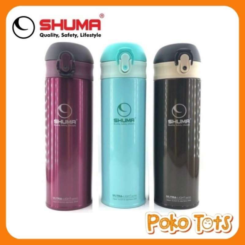 Promo Shuma Ultra Light One Push Vacuum Bottle 500ml Termos Stainless ...