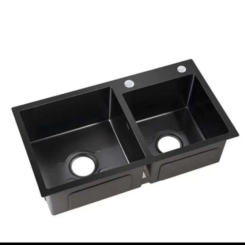Promo Bak Cuci Piring 2 Lubang/kitchen Sink Stenlis Sus 304 /cucian ...