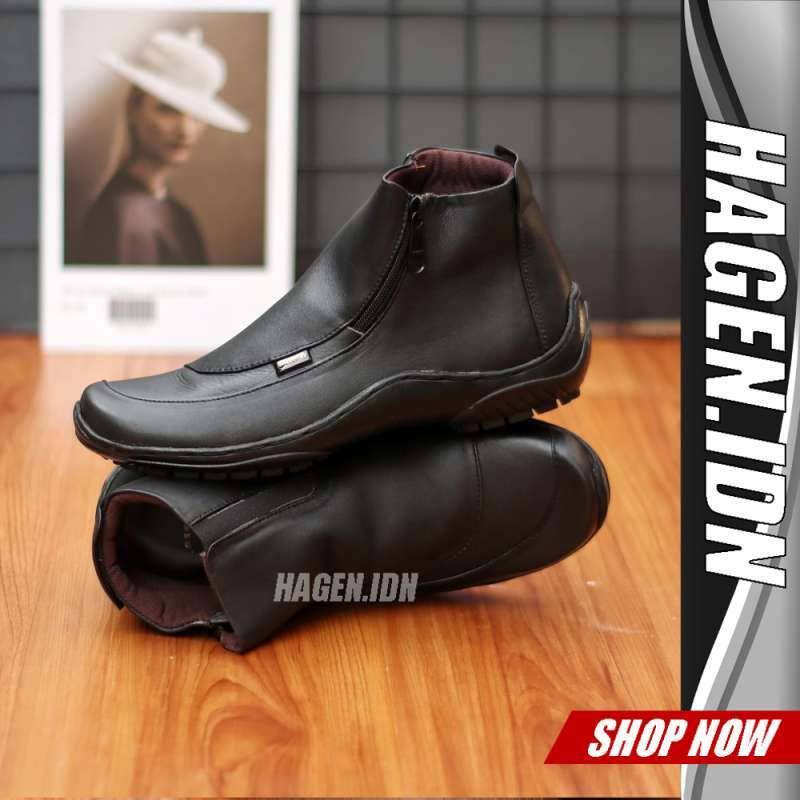 Promo Gilbert Sepatu Boots Pria Kulit Asli Formal Casual Kerja Kuliah ...