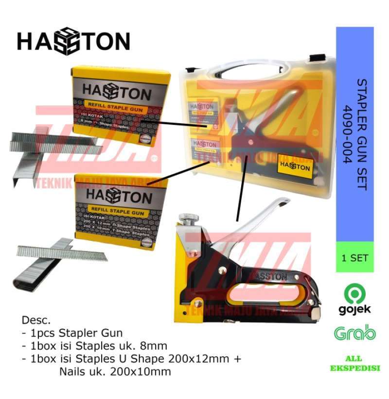 Promo Prohex Hasston Stapler Gun / Staples Set Box Pn. 4090-004 Diskon 23% Di Seller Kulee Store ...