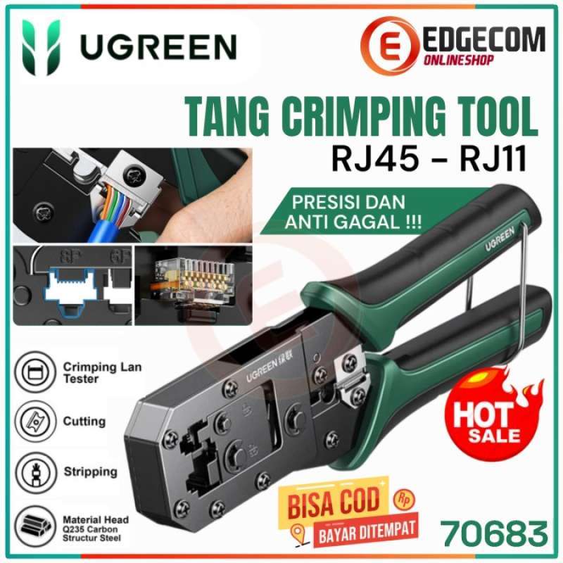 Promo Ugreen Tang Crimping Tool Rj45 Rj11 Lan Network Krimping ...