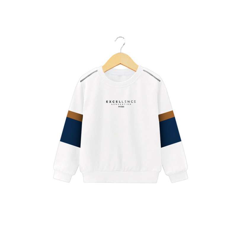 Jual Ryusei Sweater Kids Excellence Cmb White - 10 Di Seller My Lapak ...