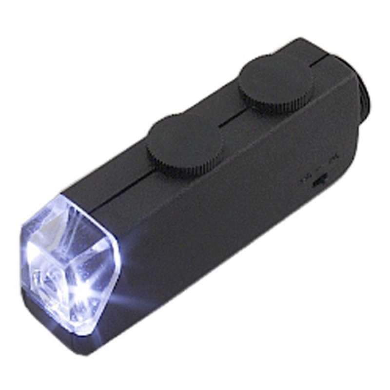 Promo Portable Jewelry Microscope Zoom 60x-100x Microscope Loupe ...