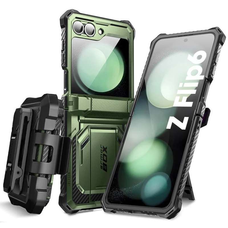 Promo Case Samsung Galaxy Z Flip 6 Flip6 I-blason Armorbox Sp With Belt ...