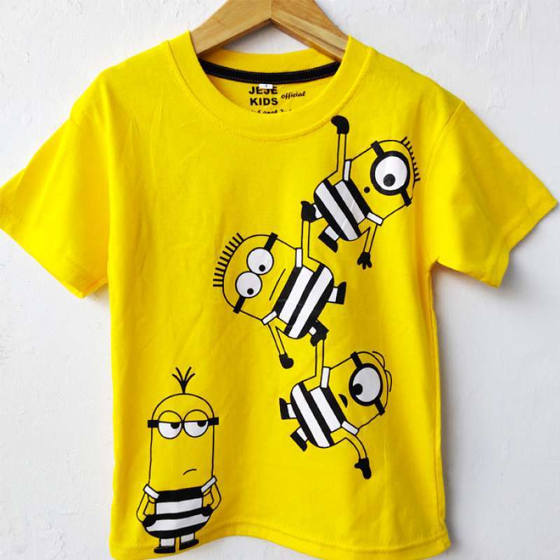 Jual Kaos Anak Minion Prison Break Kuning - Kaos Xxl Di Seller My Lapak ...