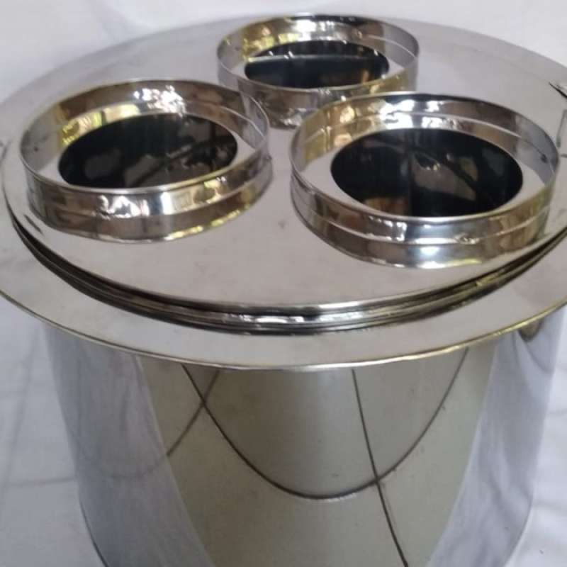 Promo Dandang Uap Thai Tea - Dandang Tai Tea Stainless 3 Lubang Diskon ...