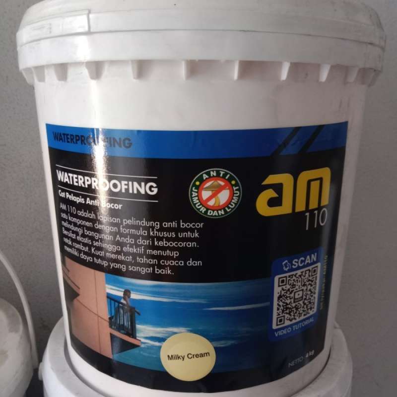 Promo Waterofing Cat Pelapis Am110 Warna Milky Cream 4kg Diskon 23% Di ...