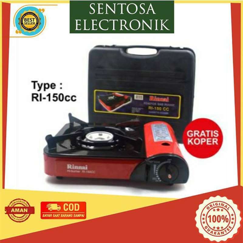 Promo Kompor Portable Rinnai Ri-150cc / Kompor Camping Free Koper ...