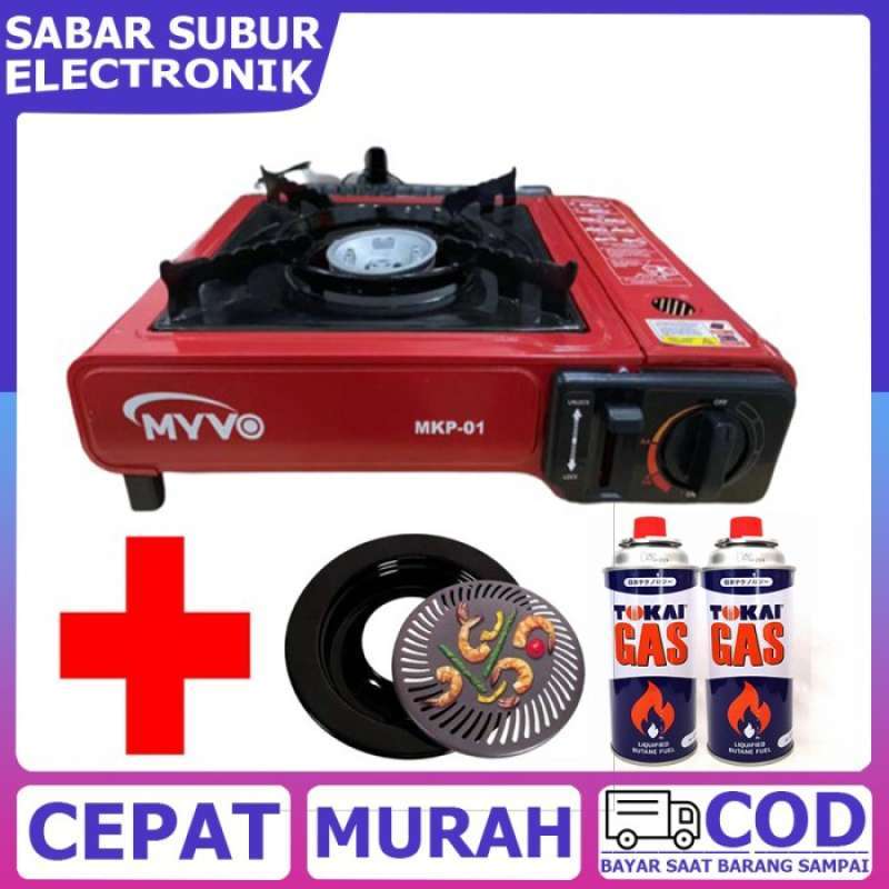 Promo Paket Barbeque Kompor Portable Murah Myvo +ultra Grill+ Gas ...