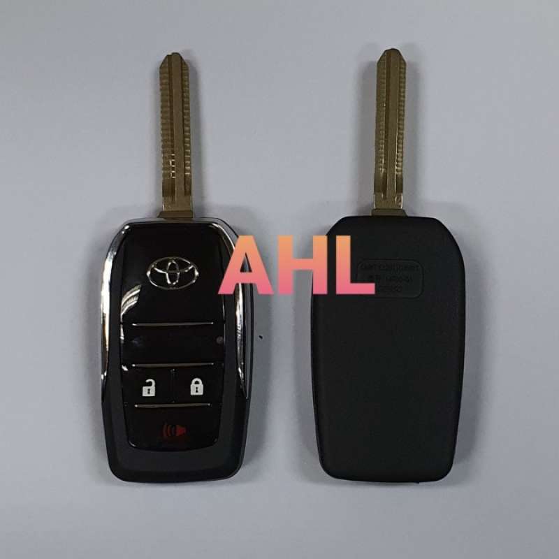 Promo Casing Kunci Lipat Flip Key Toyota Innova Fortuner Hilux 3 Tombol ...