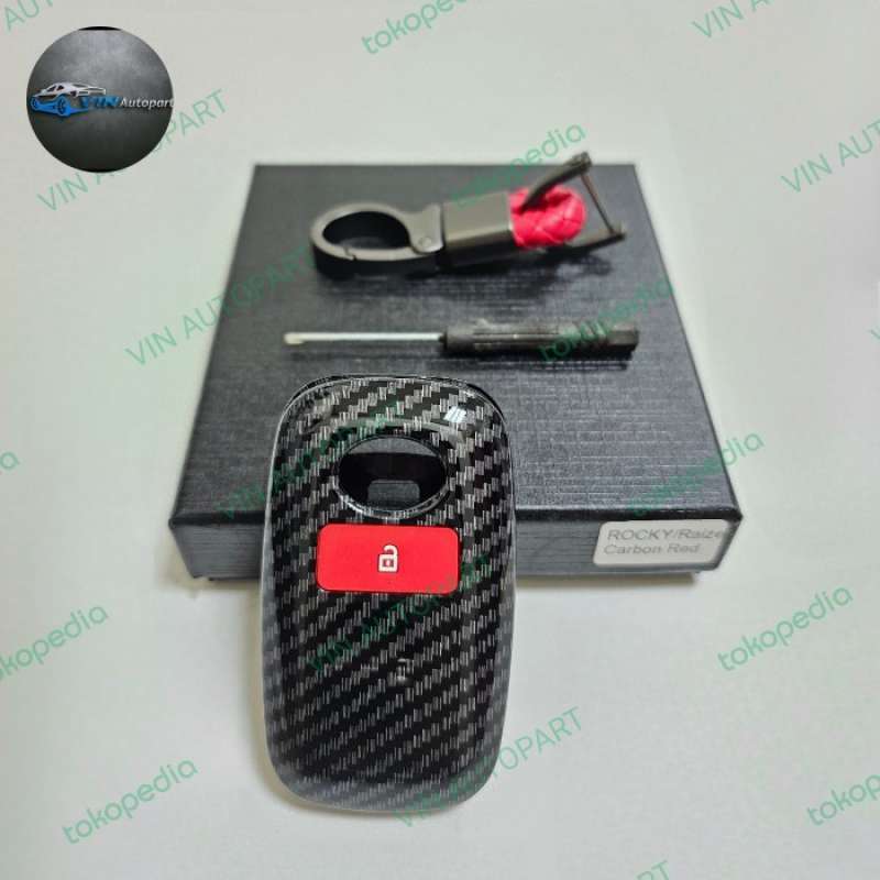 Promo Cover Kunci Remote Carbon Toyota Raize Rocky Atau All New Avanza ...