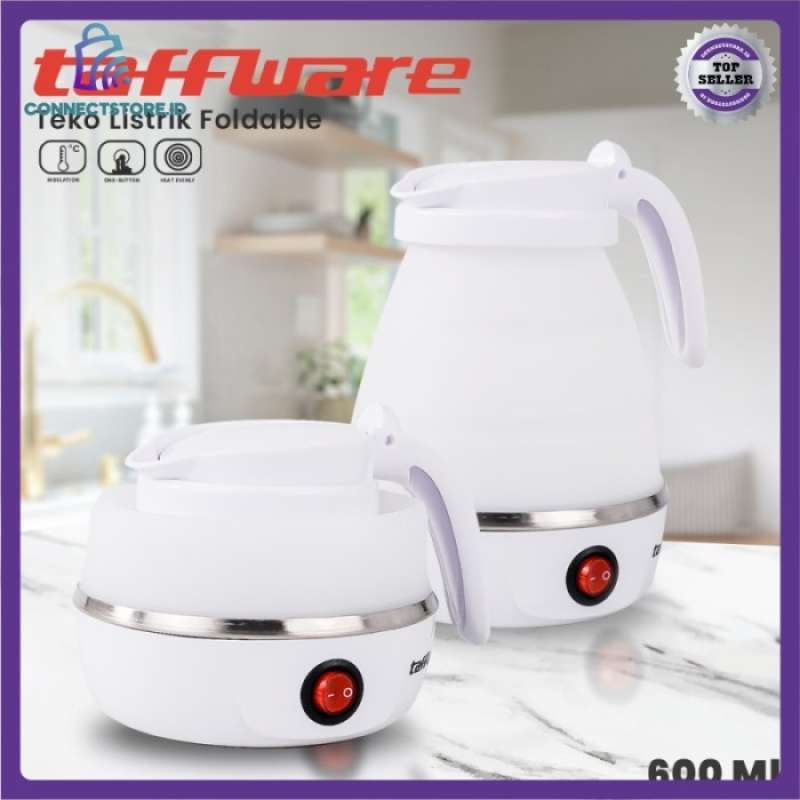 Promo Electric Kettle Teko Listrik Foldable Collapsible 600ml 800w ...