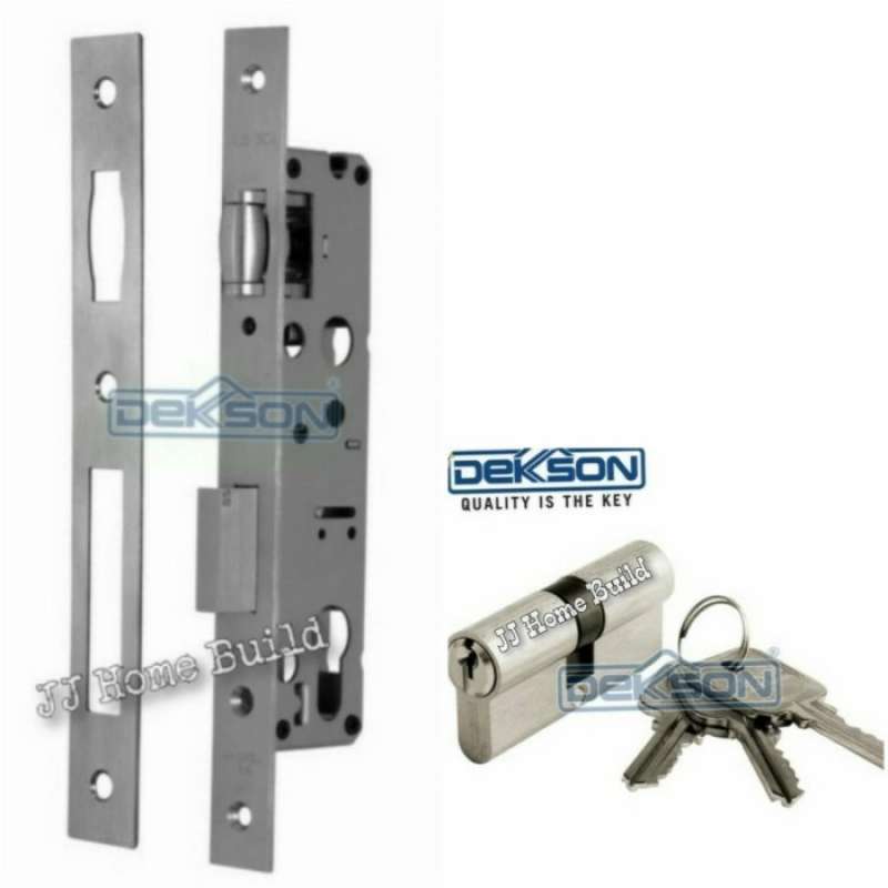 Promo Mortise Lock Dekson Mts Rl Dl 84030 Sss + Cyl Dc Dl 60 Mm Sn ...