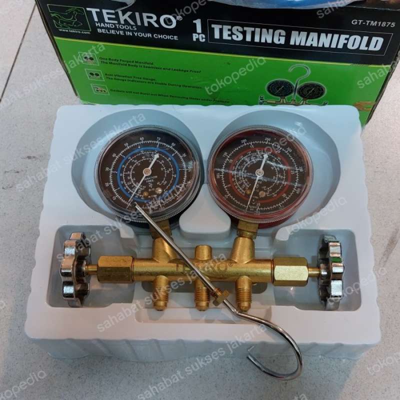 Promo Tekiro Testing Manifold Regulator Freon Ac Diskon 23% Di Seller ...