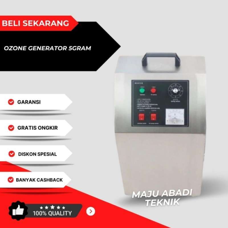 Promo Mesin Ozone Generator 5gram ( O3 ) Ozon Generator 5 Gram Air Cooling Diskon 23% Di Seller ...