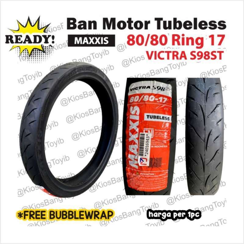 Promo Ban Motor Tubeless Maxxis 80/80 Ring 17 80/80-17 (victra S98st ...