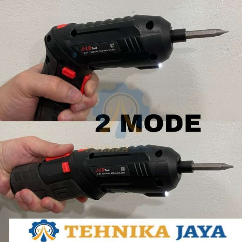 Promo Bor Obeng Cordless Screwdriver Full Set Toolkit 4.2v Diskon 23% ...
