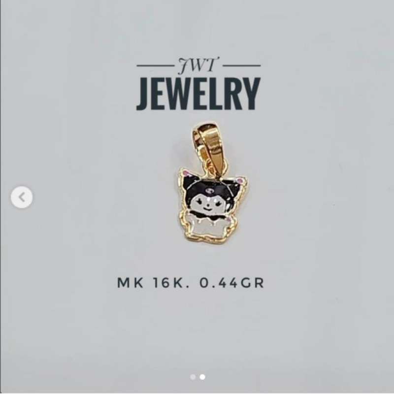 Jual Liontin Emas Anak Bayi Sanrio Kuromi Cinnamoroll - Cinnamo Kiri Di ...