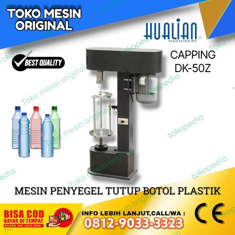 Promo Mesin Penutup Penyegel Botol Plastik Capping Locking Dk-50z Hualian Diskon 23% Di Seller ...