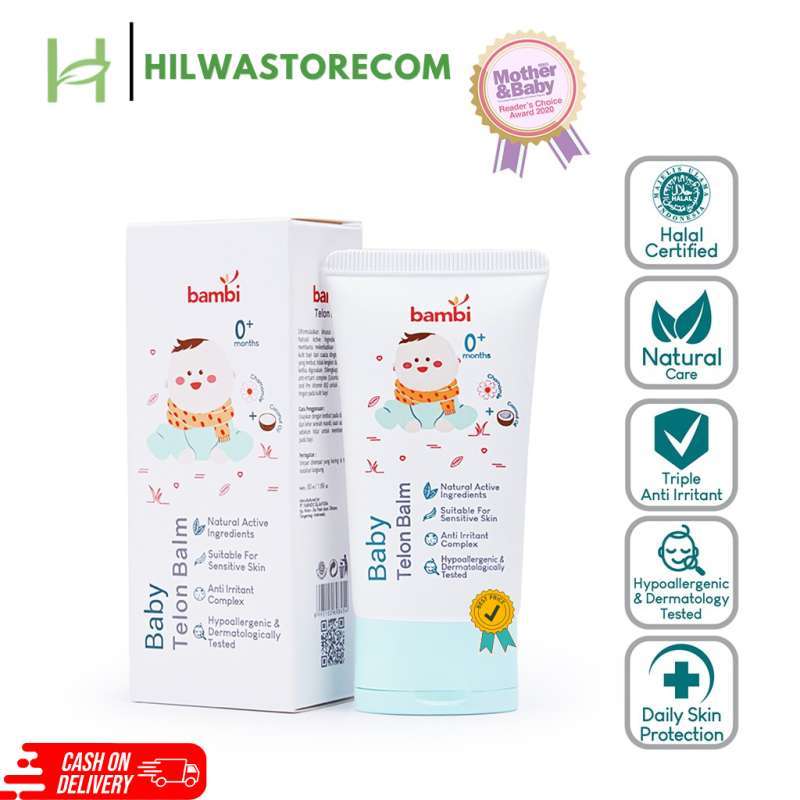 Jual Bambi Baby Telon Balm / Calming Rub - Mengatasi Kembung ...