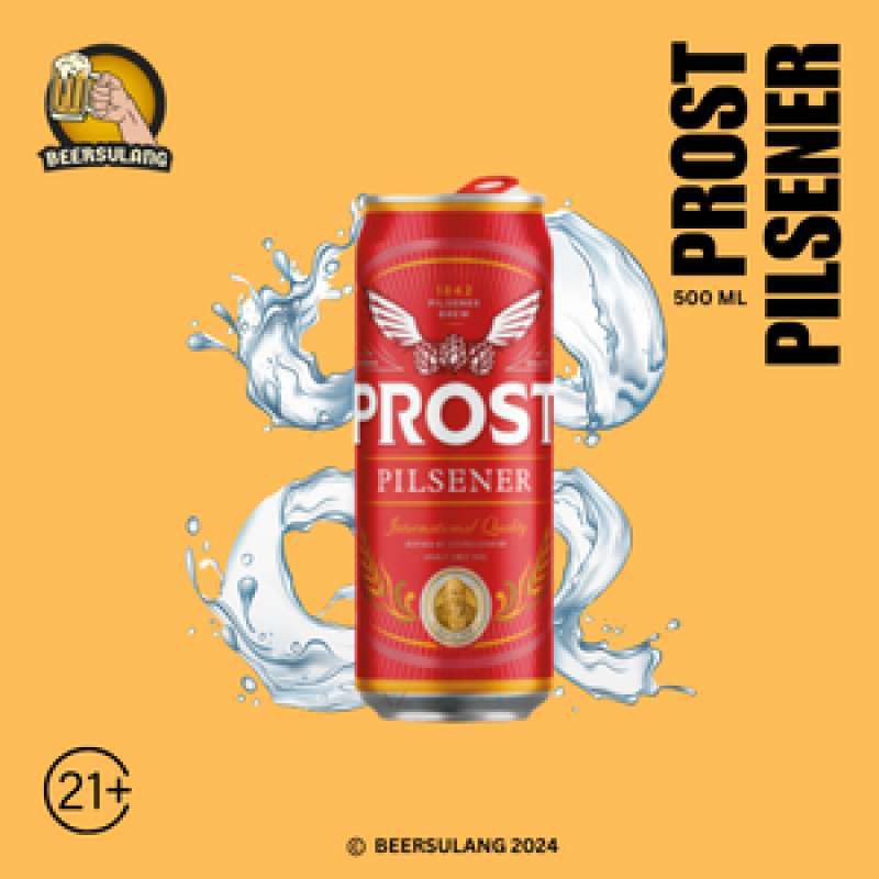 Jual Prost Pilsener Kaleng 500ml [beersulang 100% Original] Di Seller ...