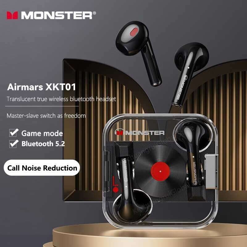 Jual Monster Airmars Xkt01 Tws Wireless Bluetooth Earphones Gaming ...